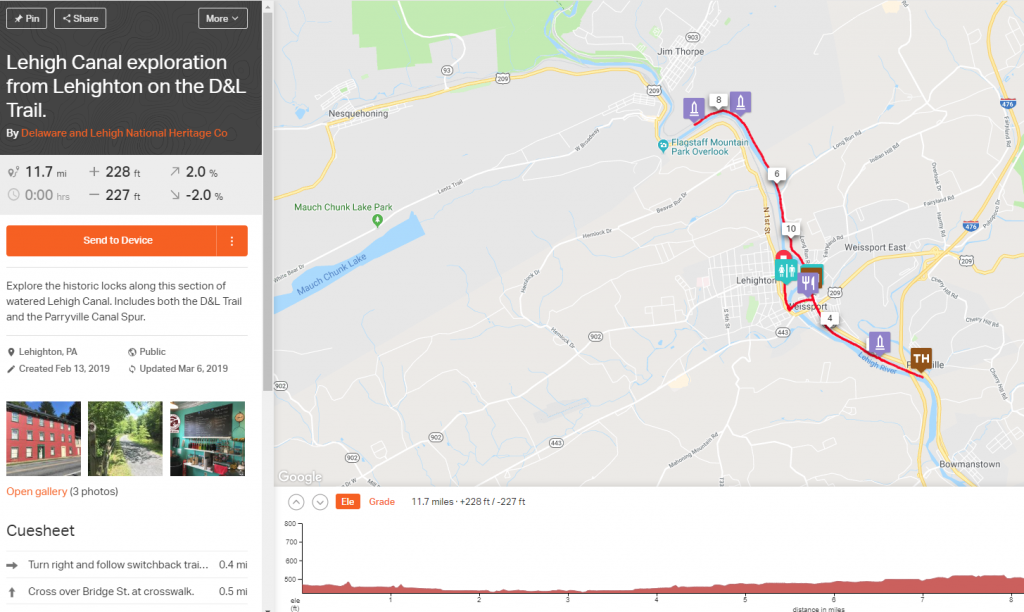 D&L Trail Ride Guides - D&L - Delaware & Lehigh