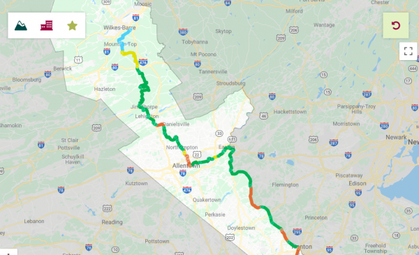 trail maps Archives - Delaware & Lehigh - Delaware & Lehigh